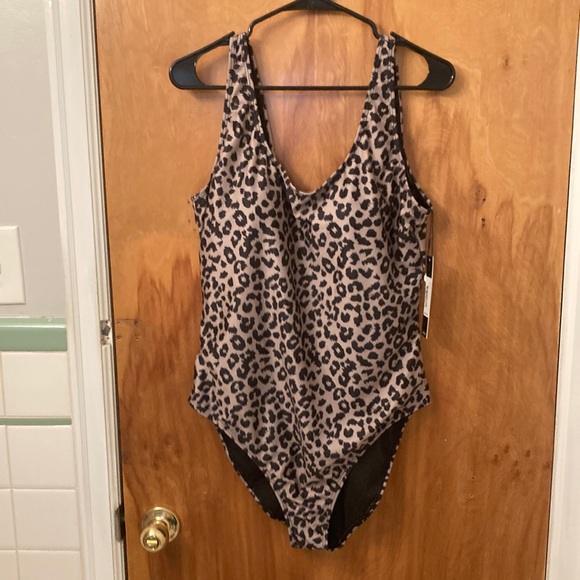 Nicole Miller | Swim | Nwt Animal Print One Piece Bathing Suit | Poshmark